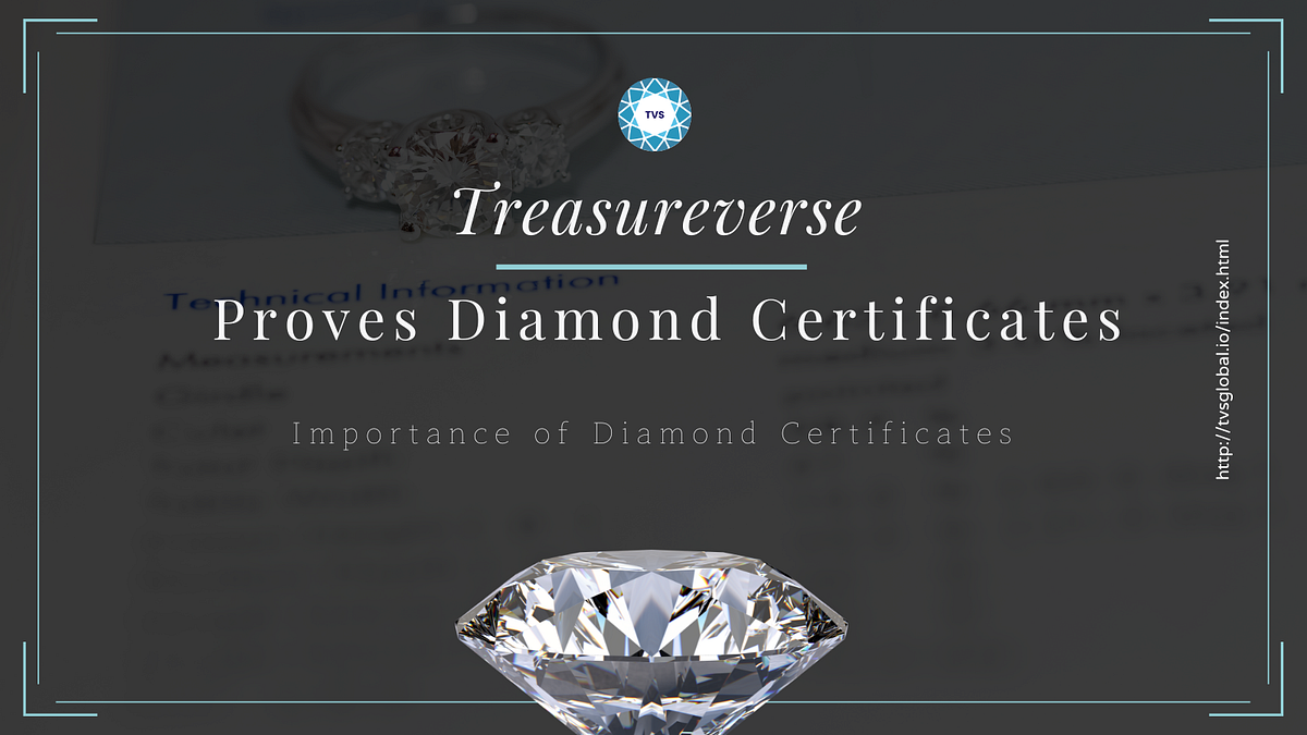 TVS Proves Diamond Certificates. Importance of Diamond Certificates ...