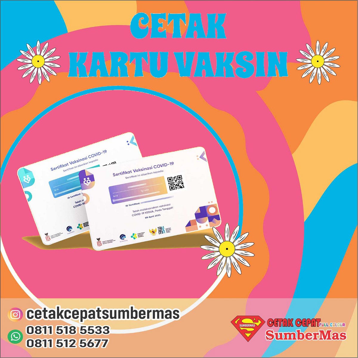 PROFESIONAL, WA/CALL 0811–518–5533, Percetakan Cetak Kartu Vaksin Surabaya | by Cetakcepat ...