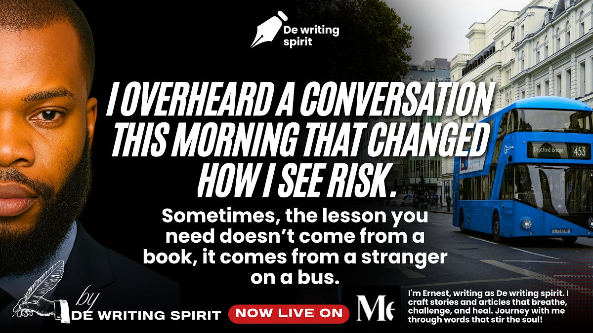 ‎I Overheard a Conversation This Morning That Changed How I See Risk ...