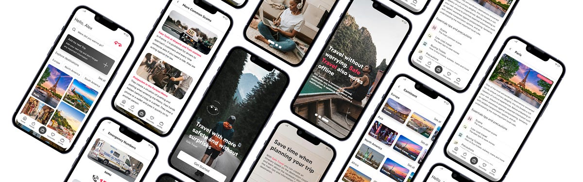 UX|UI Case Study: Safe Travel — How to travel more safely. | by ...