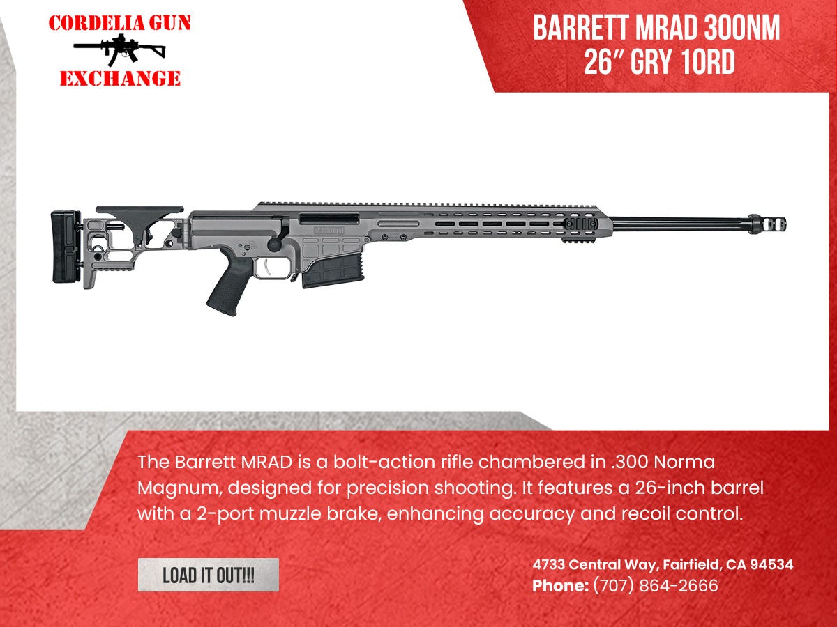 Elevate Your Precision Shooting Game With The Barrett Mrad 300nm 26 Gry ...