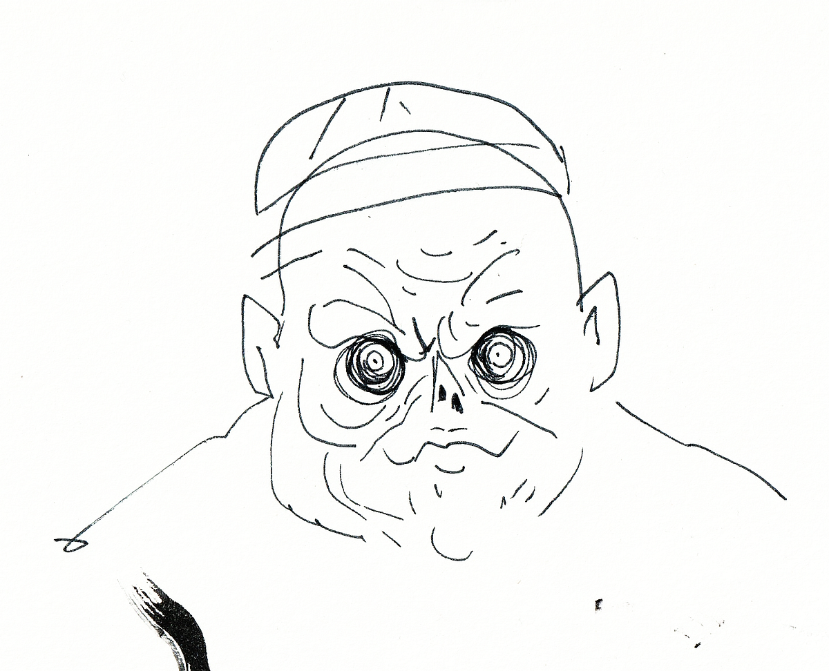 hideous man - A Person A Day - Medium