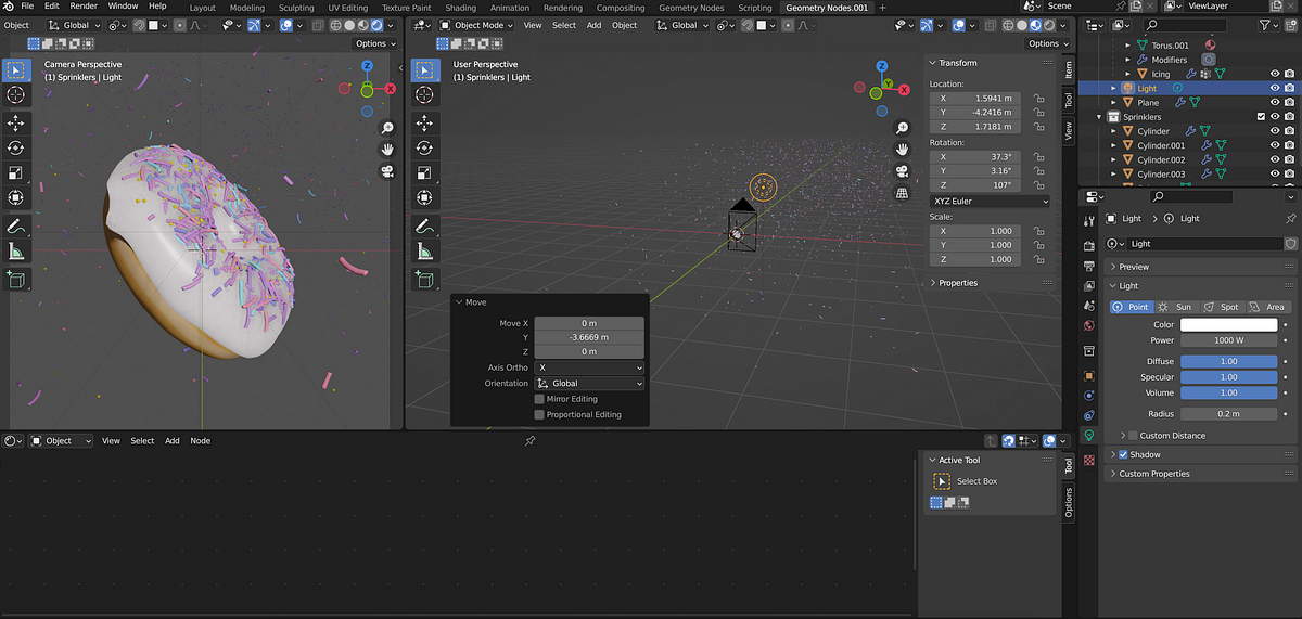Lighting in Blender. Change View: | by Mohammed Abdullah | Medium
