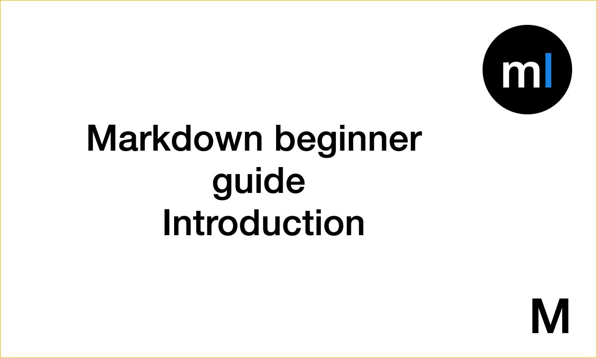 Markdown beginner guide — Introduction | by Vasanth Jagadeesan | Medium Markdown beginner guide — Introduction | by Vasanth Jagadeesan | Medium