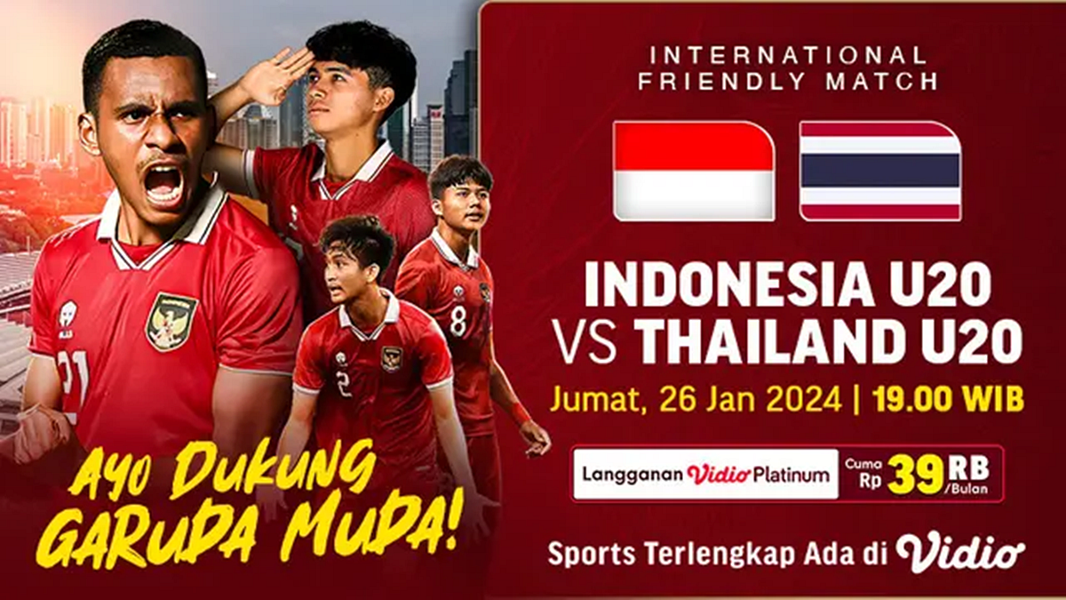 Link Live Streaming Timnas Indonesia U-20 vs Thailand di Vidio | by TAIPAN NAGA | Feb, 2024 | Medium