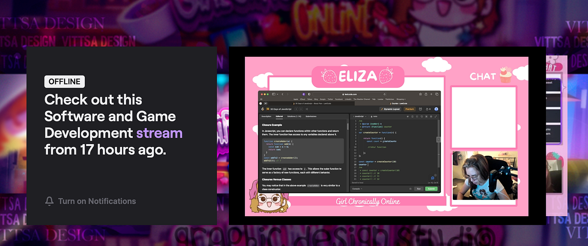 How Twitch is helping me get better at coding | by Eliza Fury | Code ...
