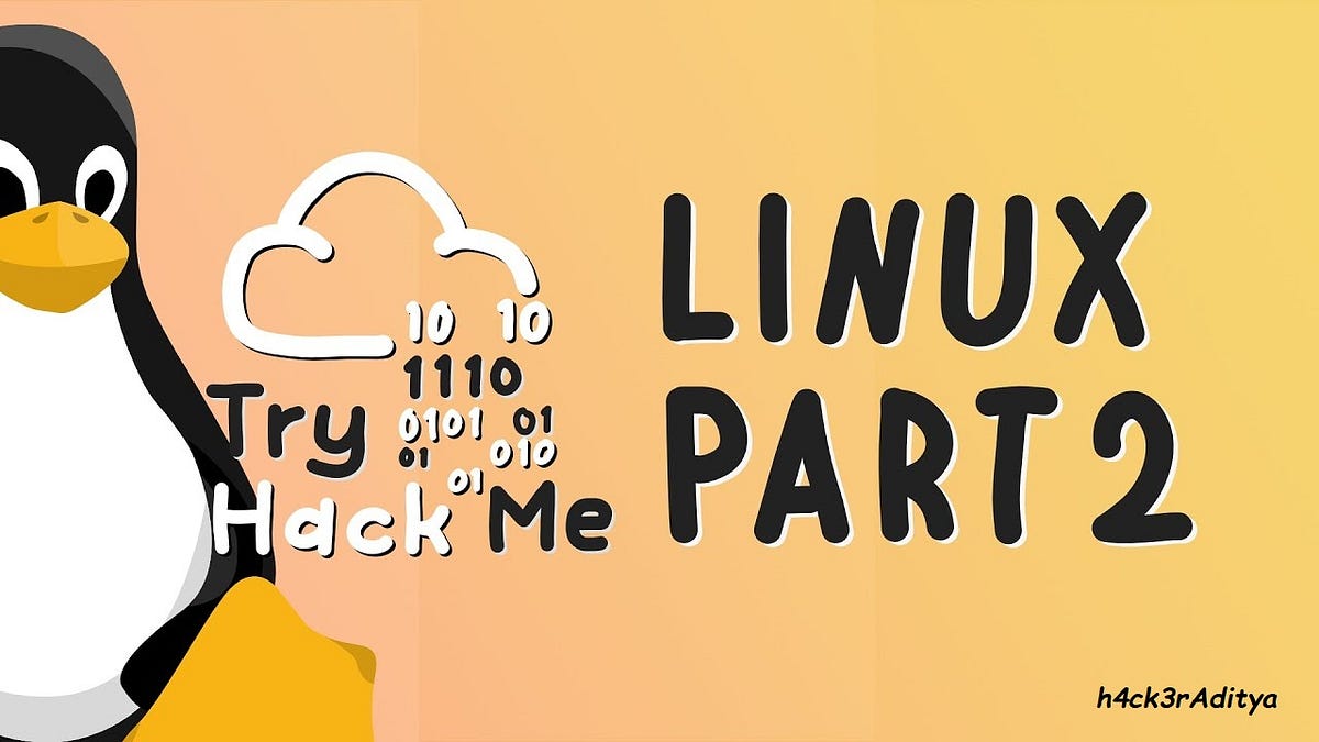Linux Fundamental Part 2 TryHackMe Walkthrough/Writeup | by Aditya Jain ...