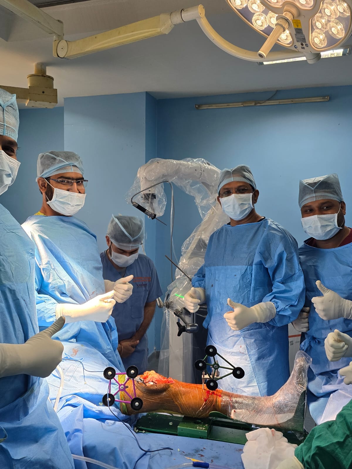 A leap forward in orthopedic care: Kamineni Hospital’s Robotic knee ...