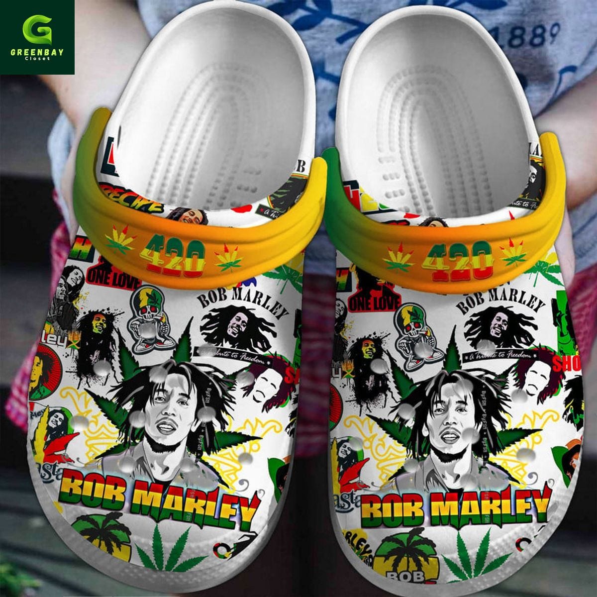 Unveiling the Iconic Bob Marley One Love 420 Crocs Clogs: Comfort Meets ...
