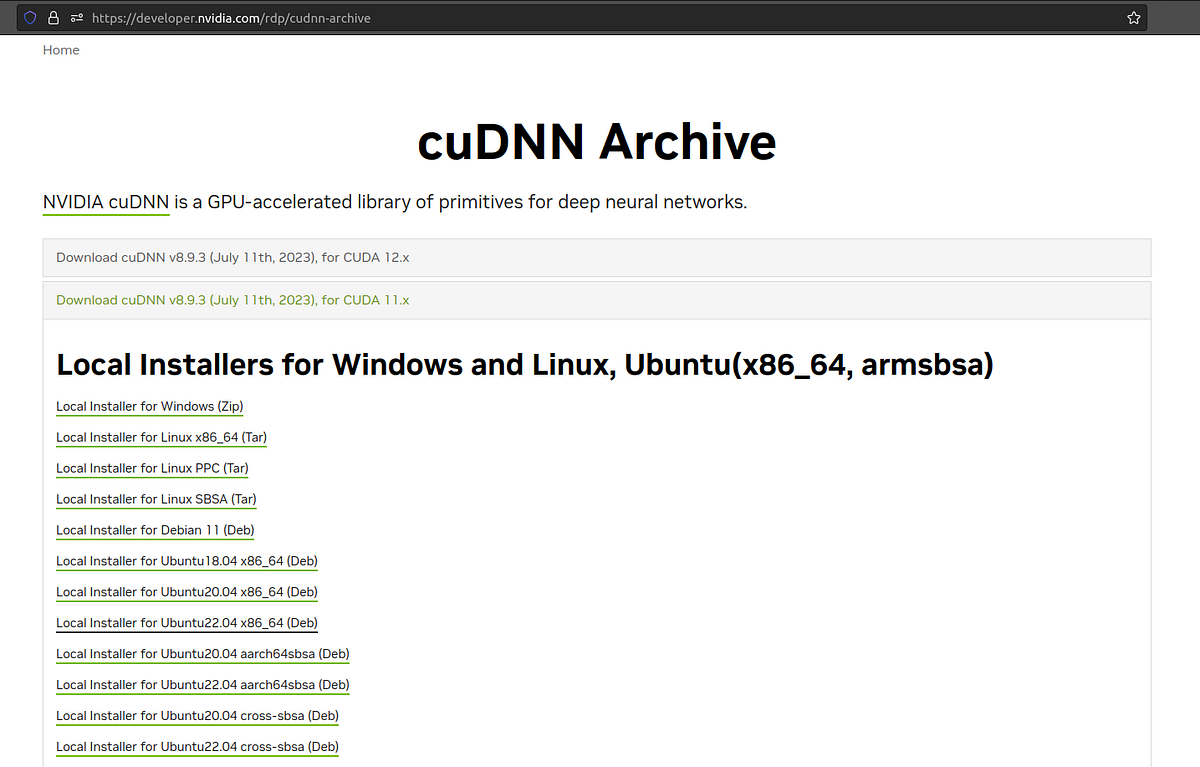 Easy Installation of Cuda, Cudnn & Virtual Environment on Ubuntu 22.04 ...