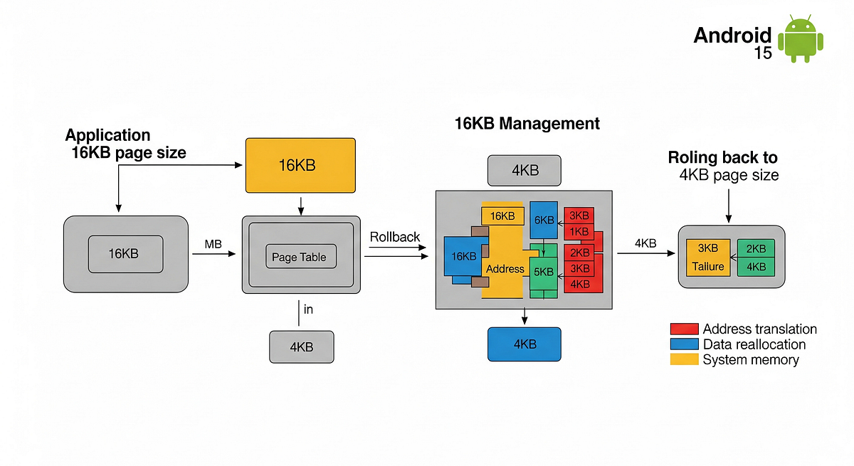 Android 15 & 16KB Page Size: Here’s Why I Had to Roll It Back to 4KB to ...