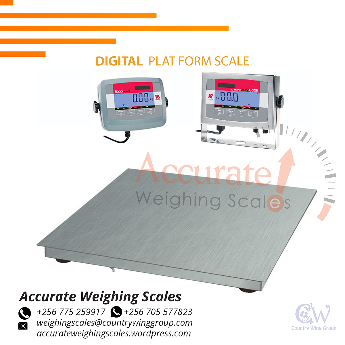 Licensed heavy-duty platform weighing scale for trade - Tableaczet - Medium