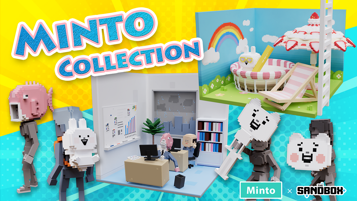 The Minto NFT Drop. The popular Japanese messenger sticker… | by The Sandbox | The Sandbox | Medium