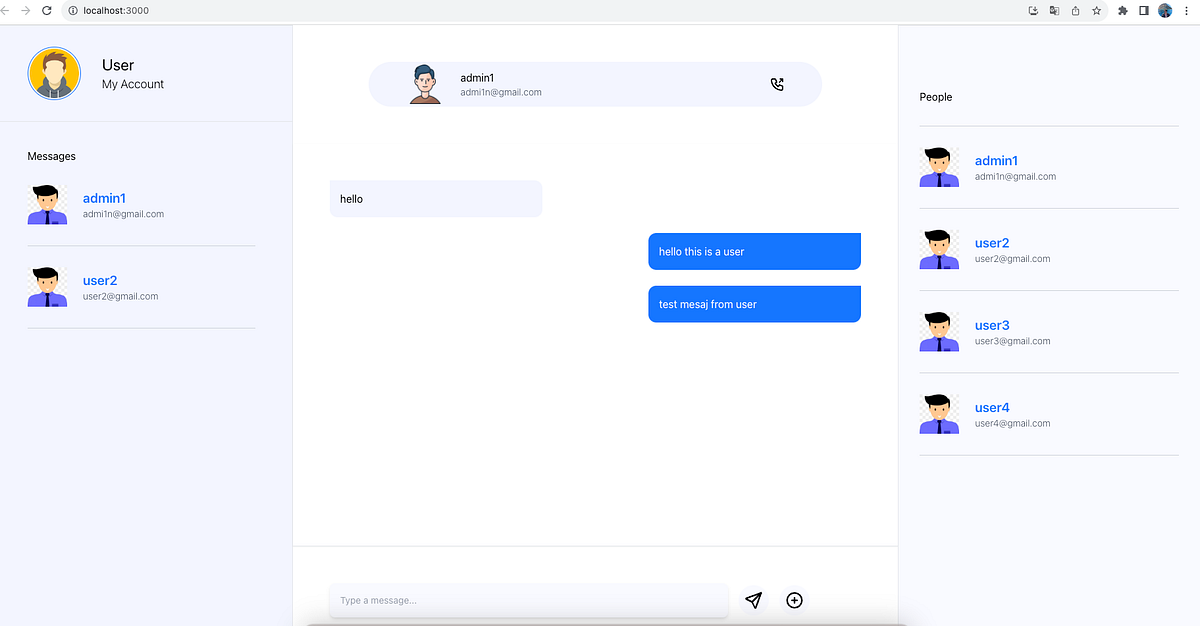 React JS, NodeJS, Socket.IO (Messenger Clone) | by Sennfatih | Medium