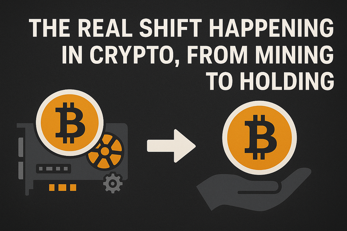The Real Shift Happening in Crypto, From Mining to Holding | by Aria ...