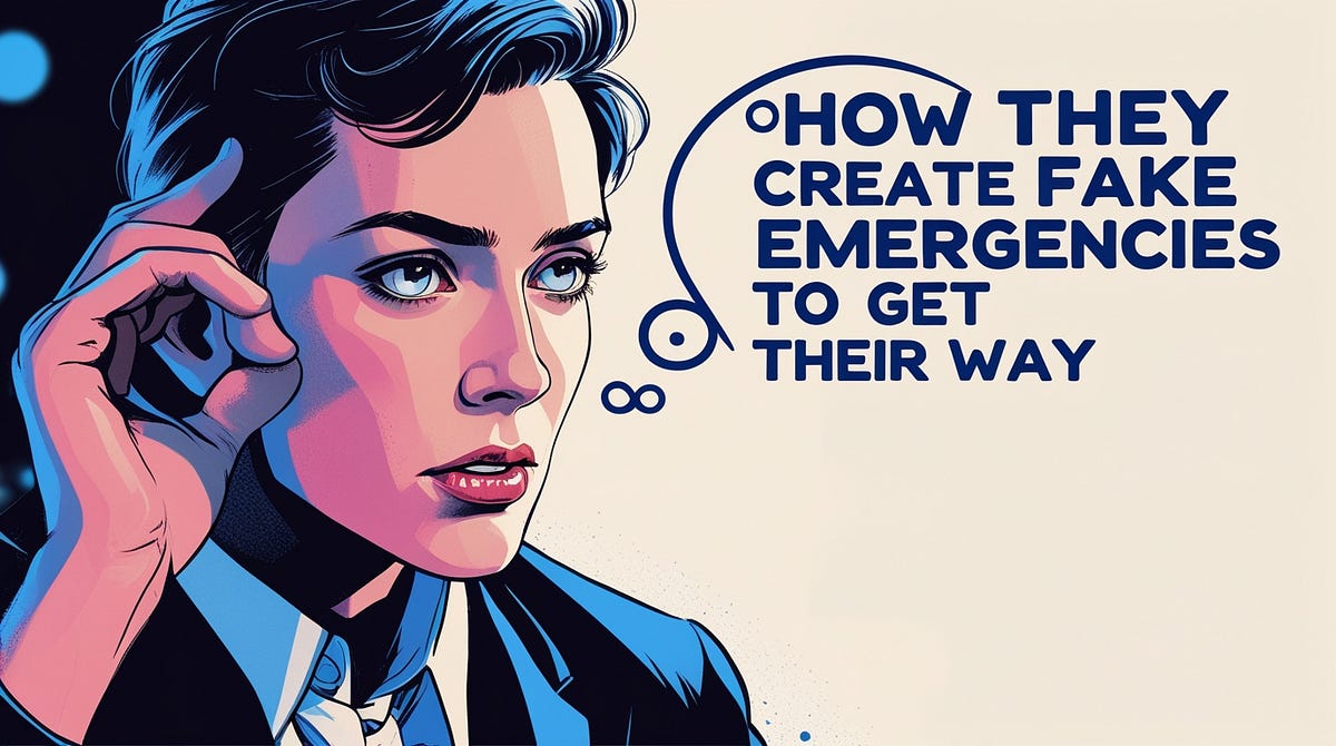How They Create Fake Emergencies to Get Their Way | by Huzaifa Awan ...