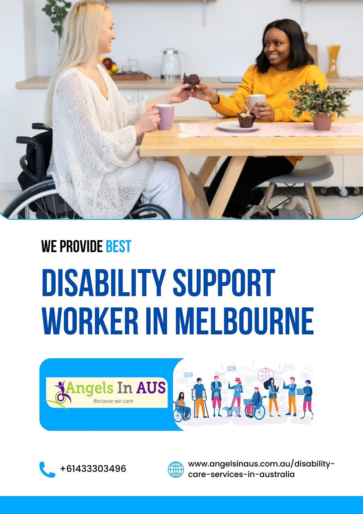 Disability Support Worker in Melbourne - Angels in AUS - Medium