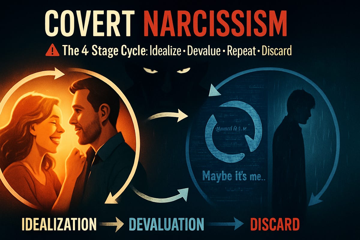 Covert Narcissism: The Four-Stage Relationship Cycle of Idealization ...