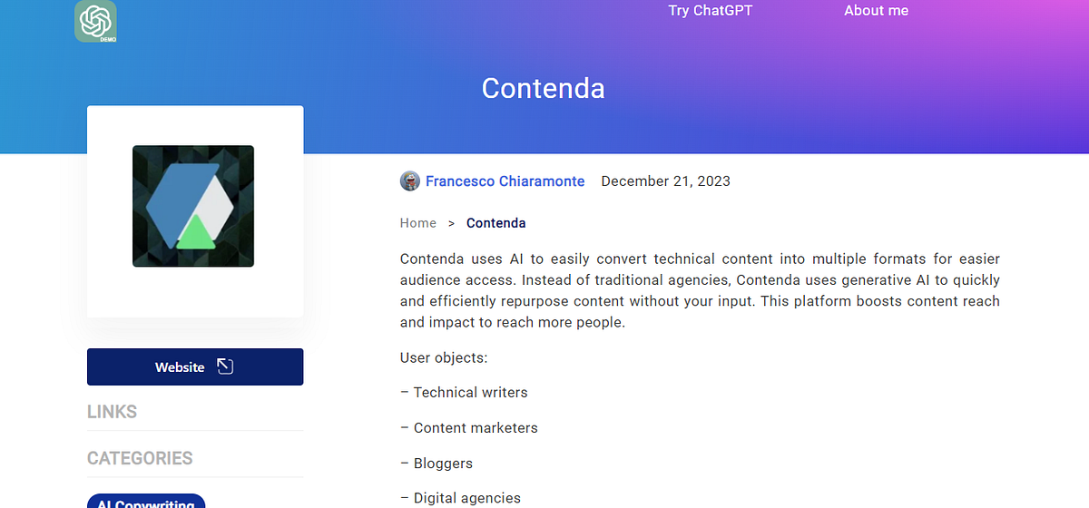Contenda: Repurposing Content with AI — A Boon for Creators and ...
