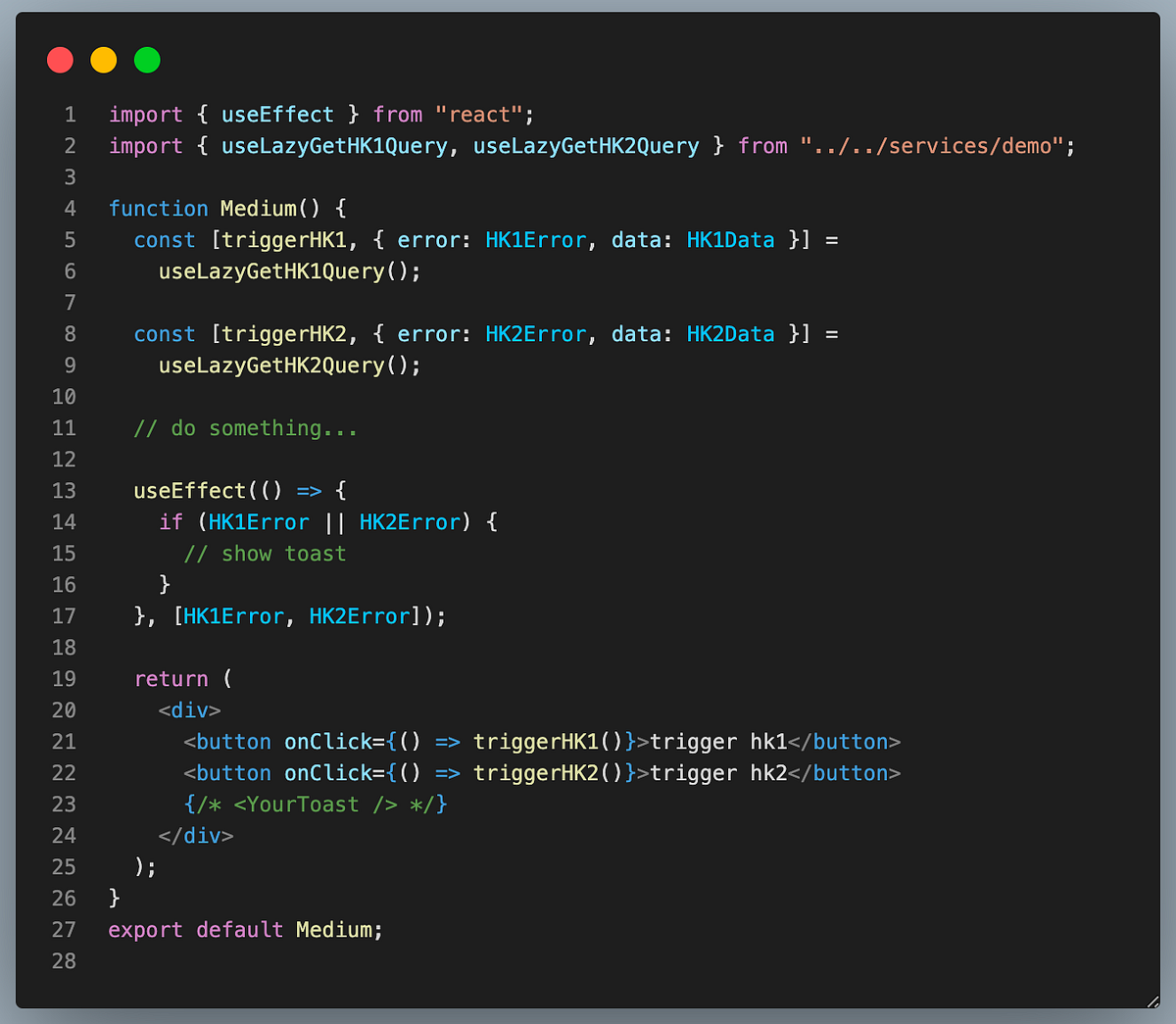 RTK query — How to centralize error handling | by Owen Siu | Medium