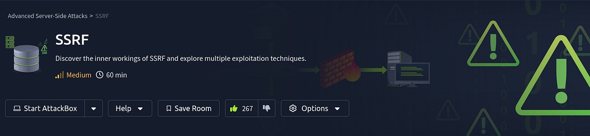 SSRF — TryHackMe by rradhasan. ## Lab Introduction | by R-Rad Hasan | Sep, 2024 | Medium