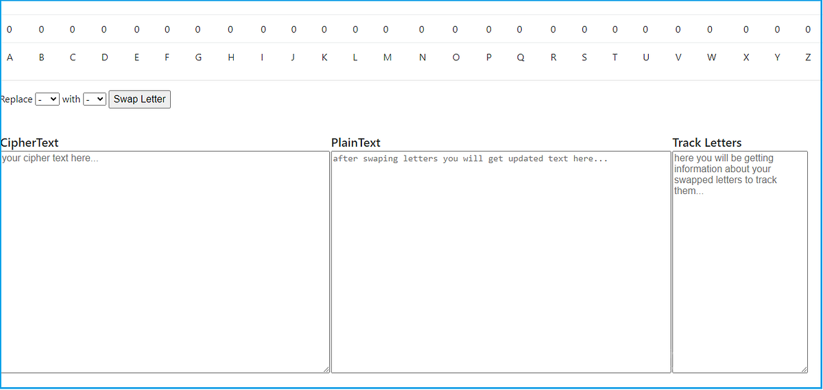 Crypto Frequency Analyzer: A Tool for Decrypting Mono-Character Ciphers ...