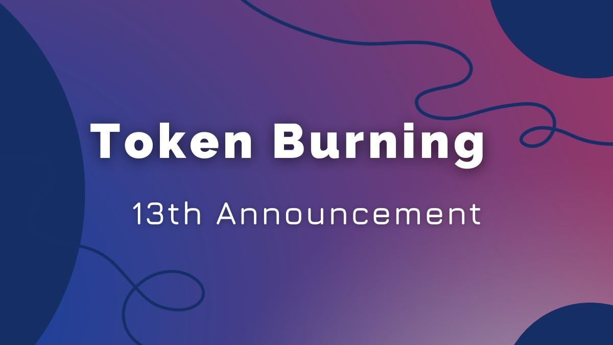 COS Token Burning #13 Announcement | by ContentosHome | Contentos | Medium