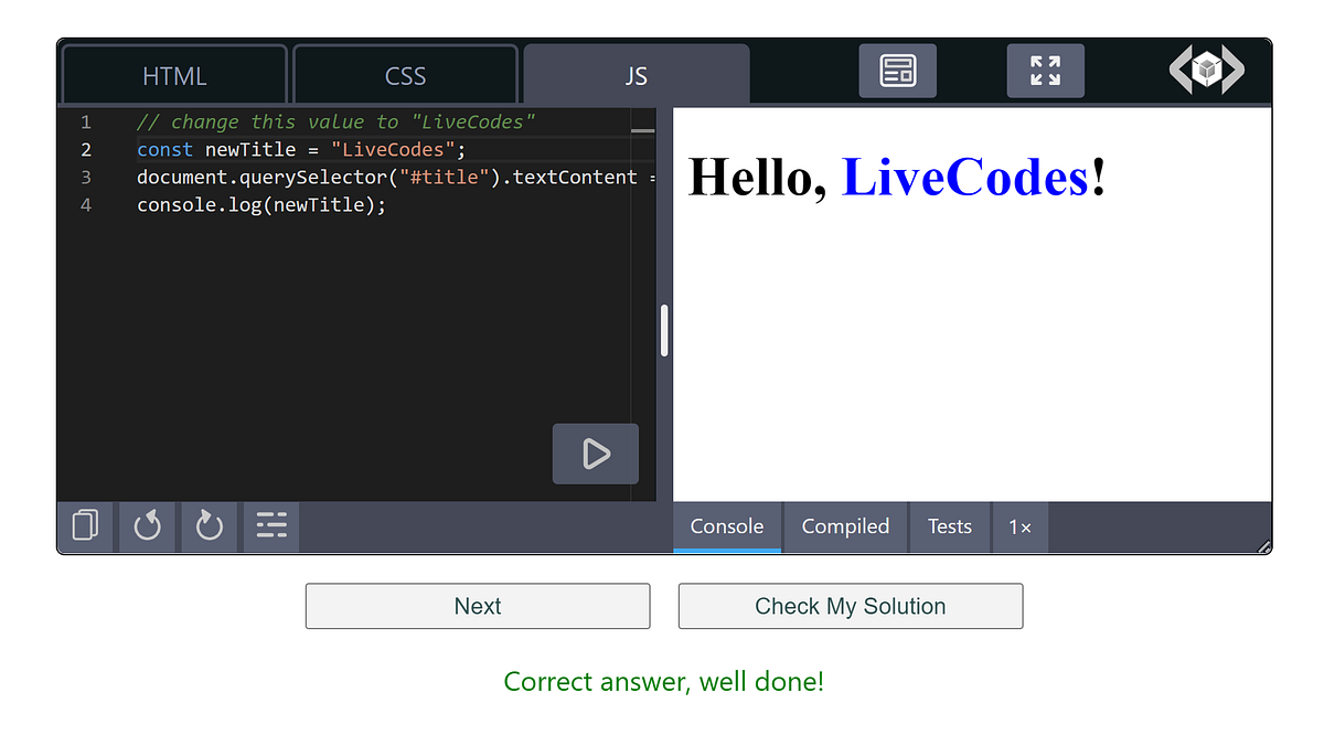 Let’s Make an Interactive Coding Tutorial | by Hatem Hosny | JavaScript in Plain English