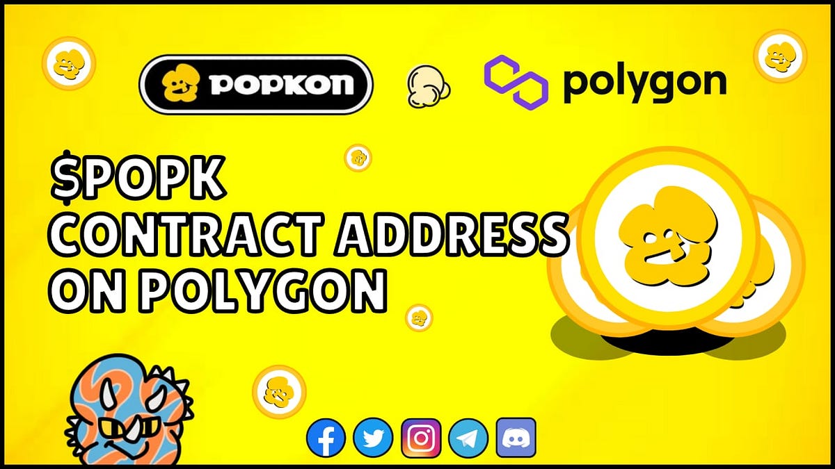 Popkon’s $POPK is now available on Polygon! 🍿 | by POPKON | Medium