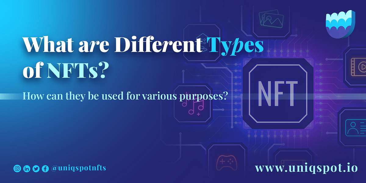 What are different types of NFTs? How can they be used for various ...