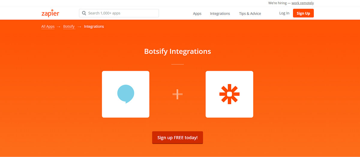 Botsify Launches Zapier App. Botsify has finally launched Zapier… | by ...