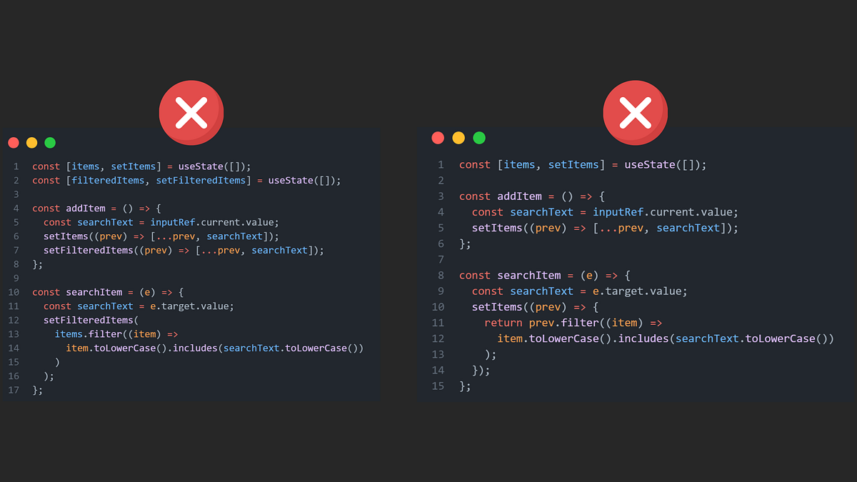 React 初學者常犯的錯誤 — 搜尋陣列資料. 影片介紹 | by WeiYun | Medium