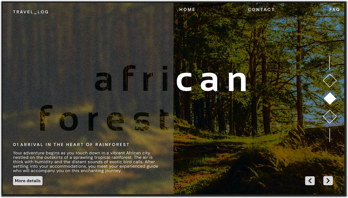 “Travel-Log Landing Page” - DesignCraftsmanUiUx - Medium