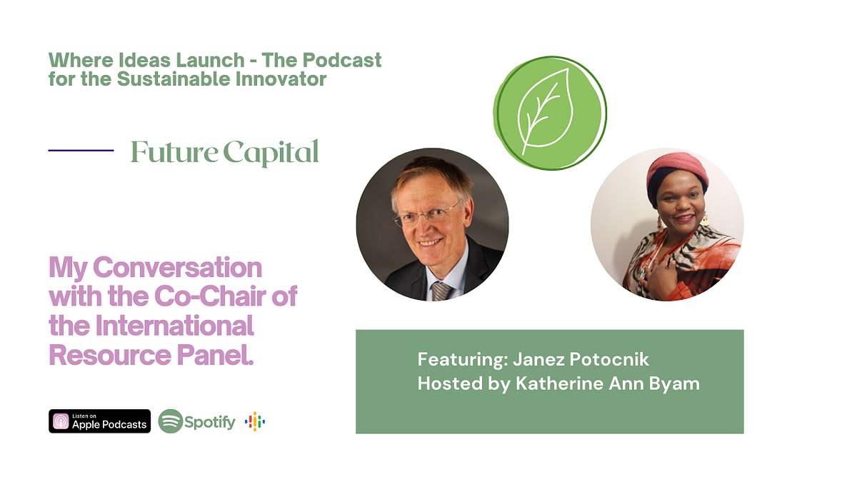 Resources that do not run out — My Conversation with the Co-Chair of ...