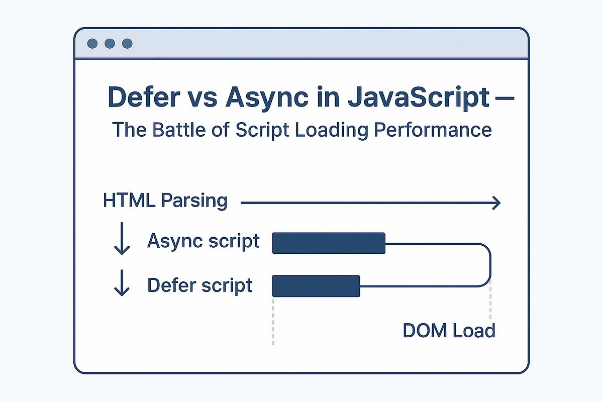 ⚡ defer vs async in JavaScript — The Battle of Script Loading Performance | by Akiko Kawai | Nov ...