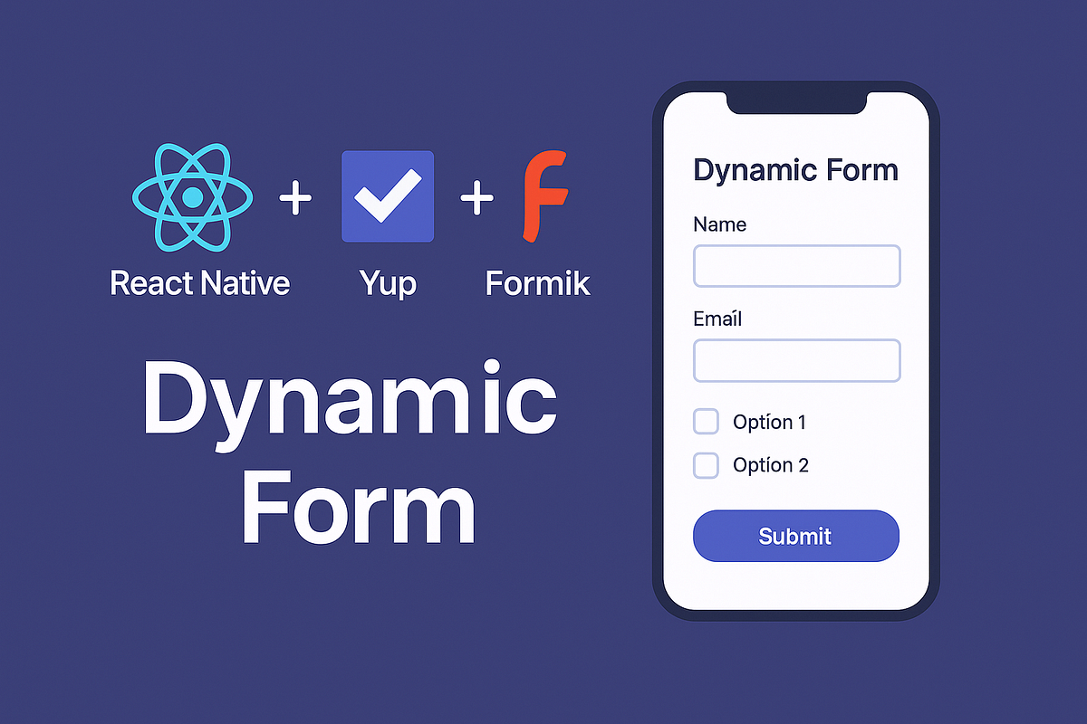 Reusable Dynamic Forms In React Native With Formik And Yup By React Native Dev Javascript In