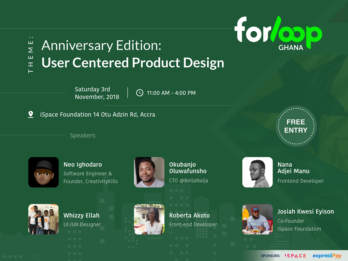 forLoopGhana Anniversary Edition: User Centered Product Design | by ...