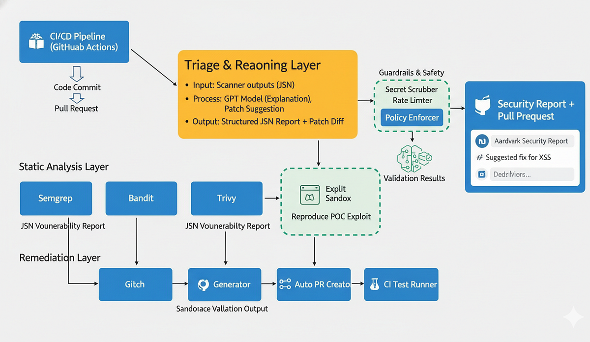 AI-powered security scanning system inspired by OpenAI’s Aardvark. | by ...