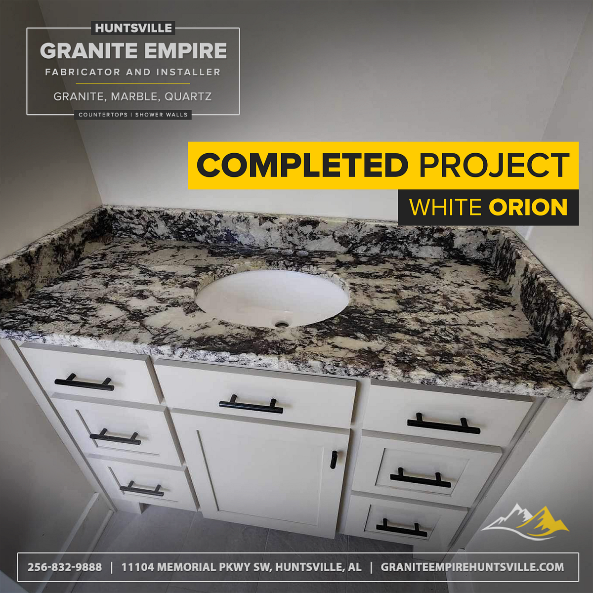 White Orion: The Star of Contemporary Countertop Design - Granite ...