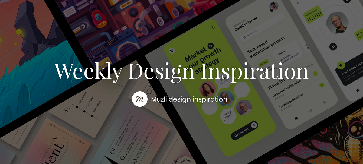 Weekly Design Inspiration #368 - Muzli - Design Inspiration