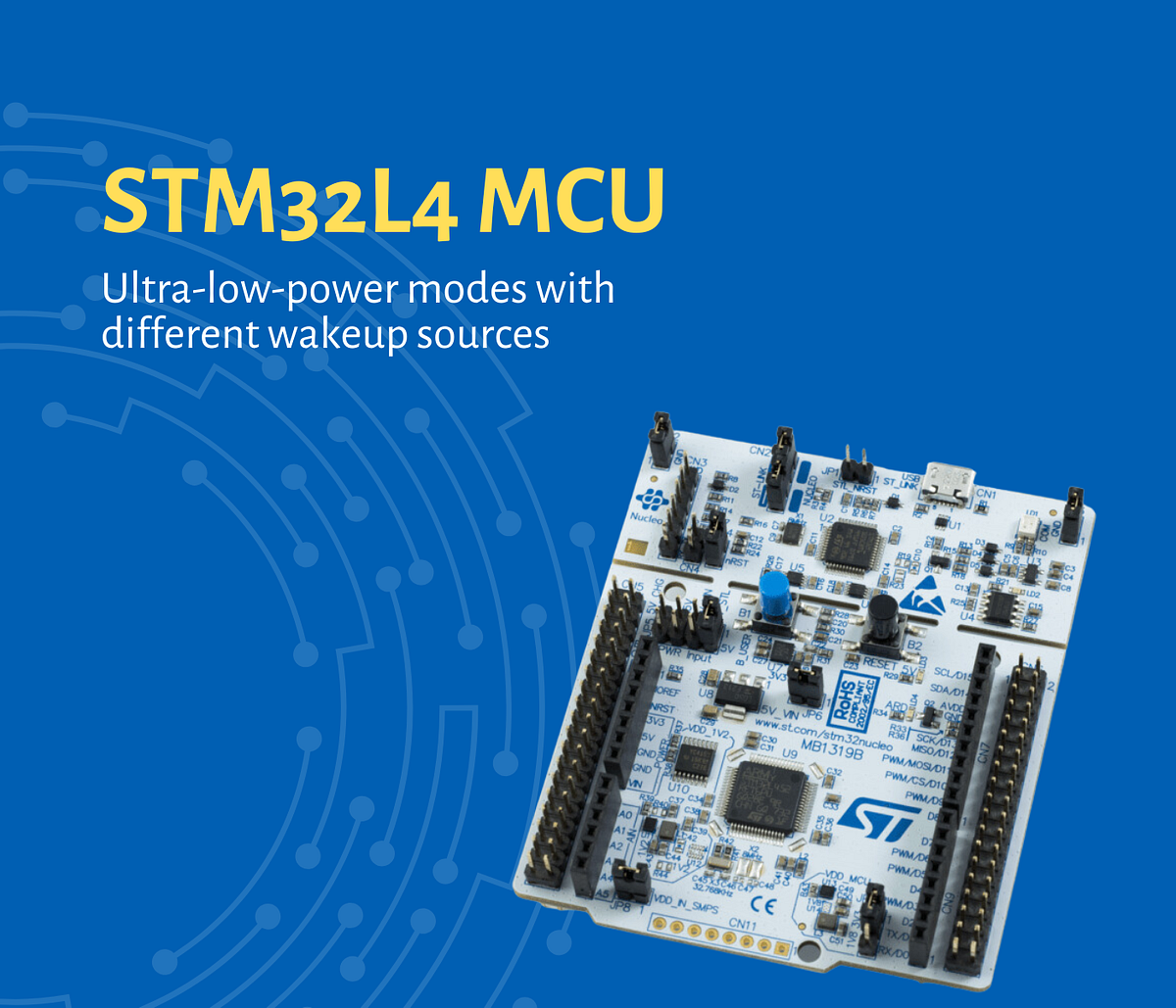 Stm32l4 Low Power Modes With Different Wake Up Sources By Yashodha