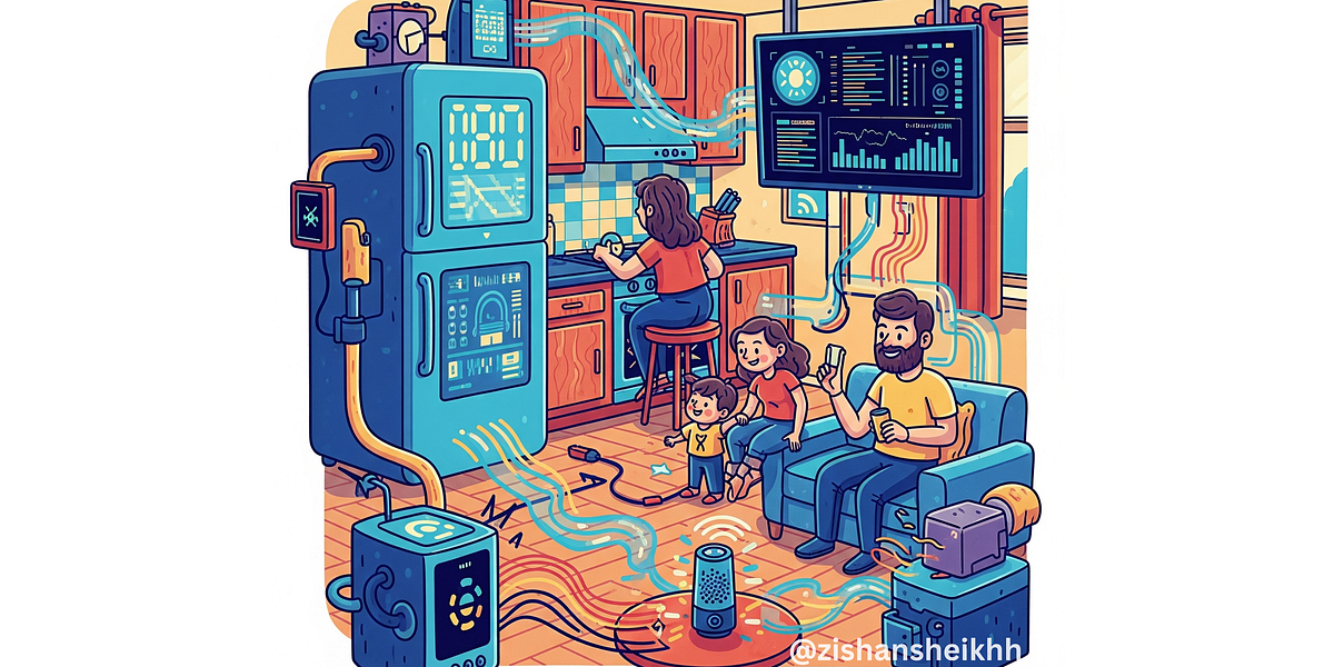 Smart home devices and constant data collection. | by Zishan Sheikh ...