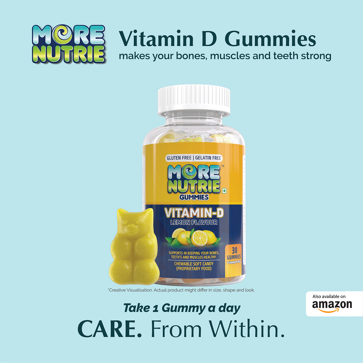 How is vitamin D gummy helpful? More Nutrie vitamin D gummy bears are ...