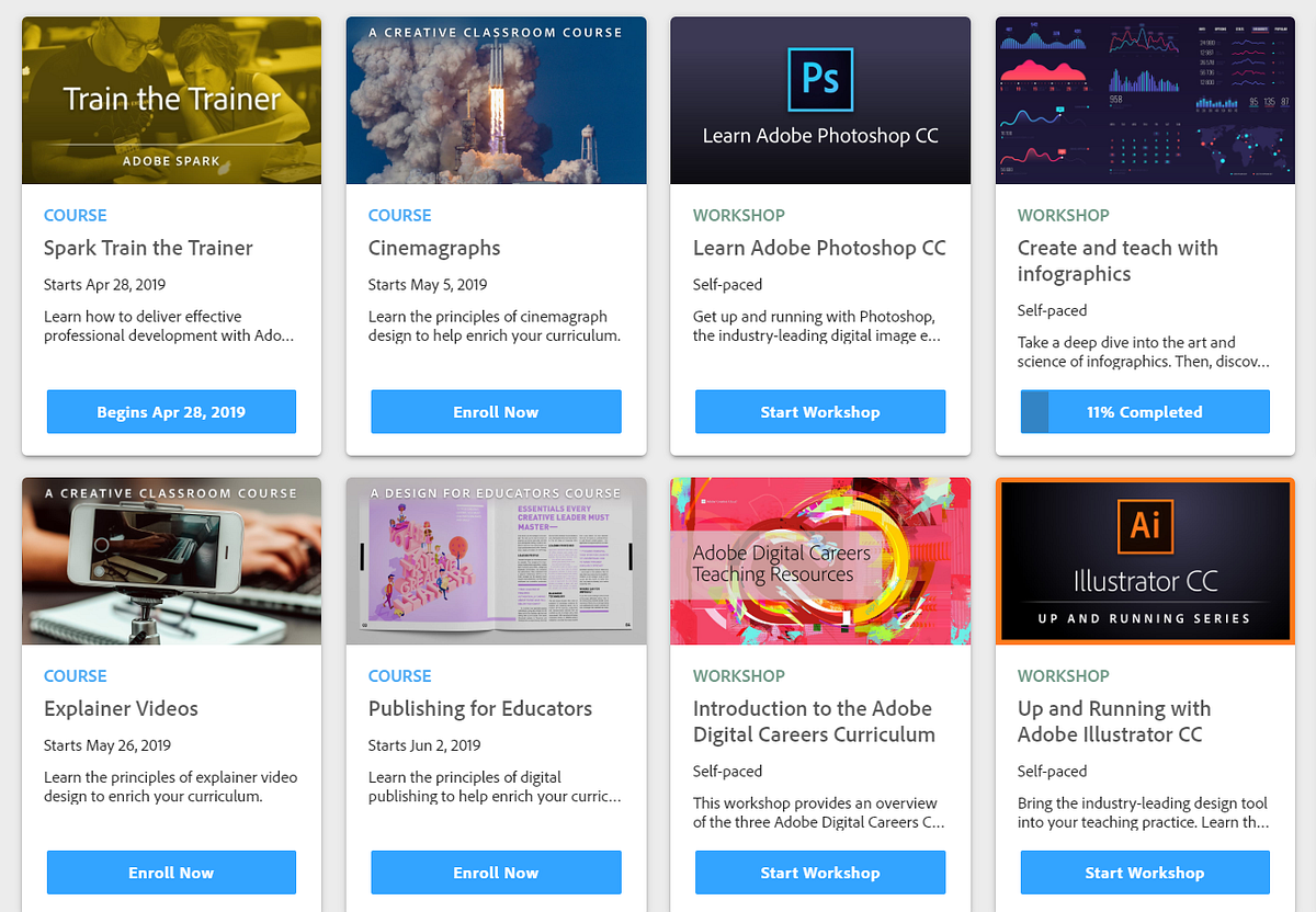 Getting Started with the Adobe Education Exchange | by Elizabeth ...