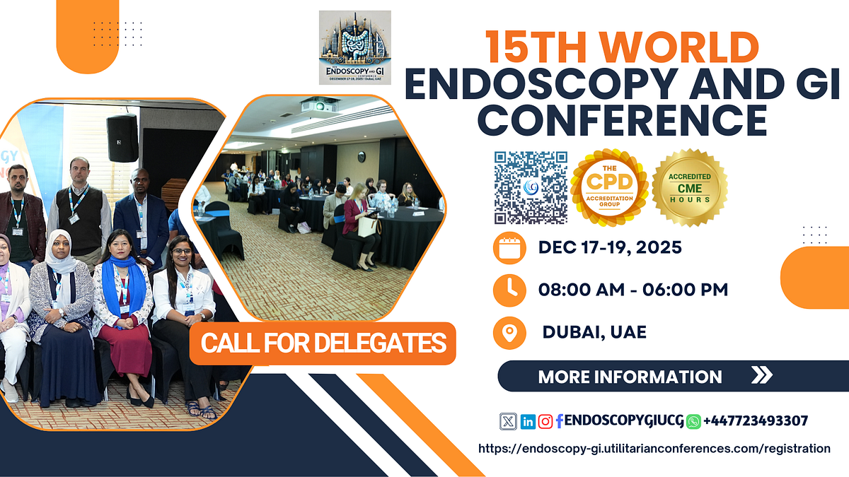 Join Leading Experts at the 15th World Endoscopy and GI Conference ...