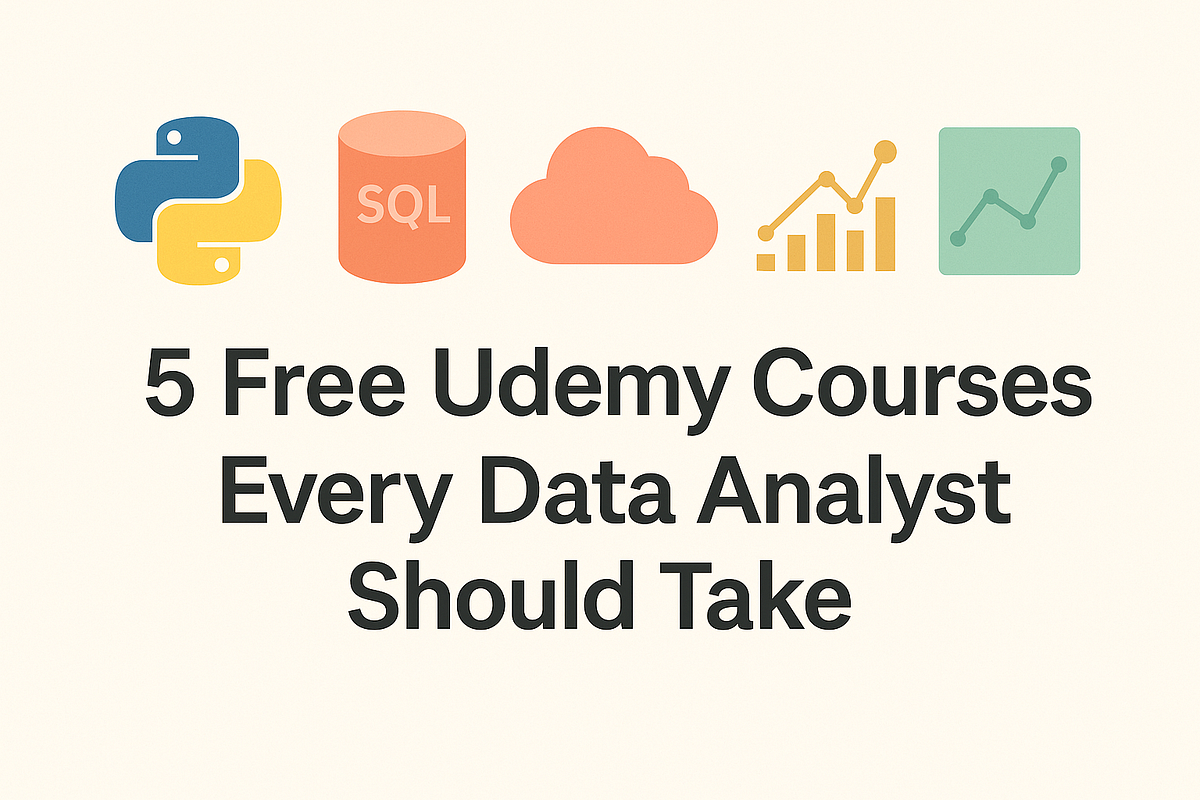 5 Free Udemy Courses for Data Analysts You Should Check Out | by Aqsazafar | Medium