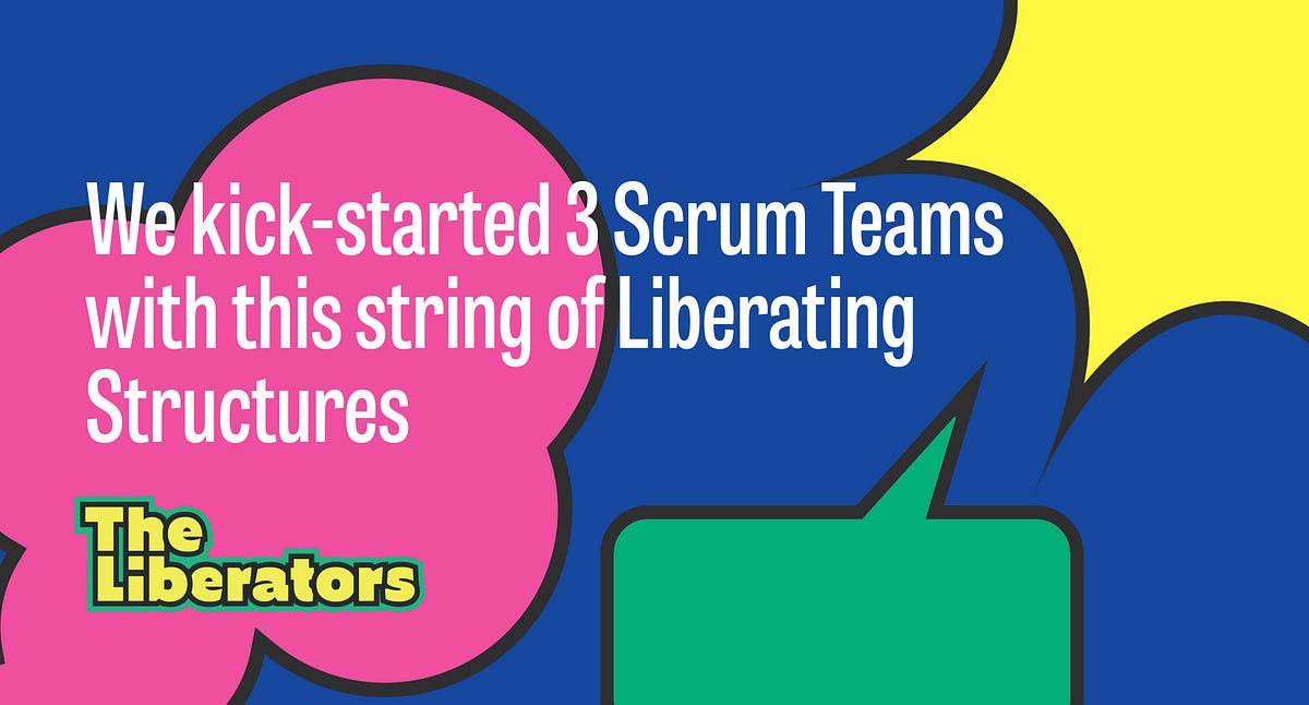 We kick-started three Scrum Teams with this awesome string of ...