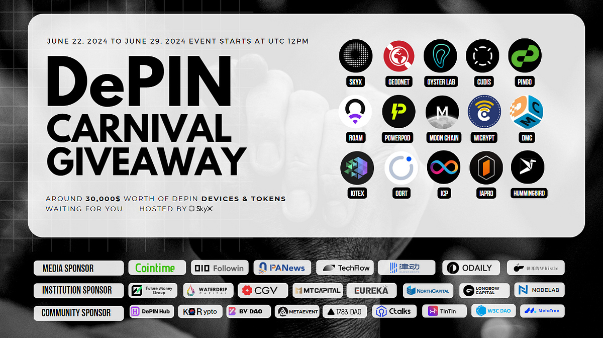 DePIN Carnival: $10,000 Worth of Device, Tokens is WATING FOR YOU! | by ...