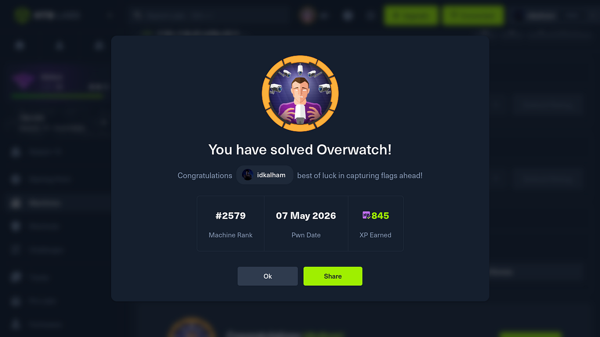 Overwatch HTB — HackTheBox Walkthrough | By Alham Rizvi | by Alham ...