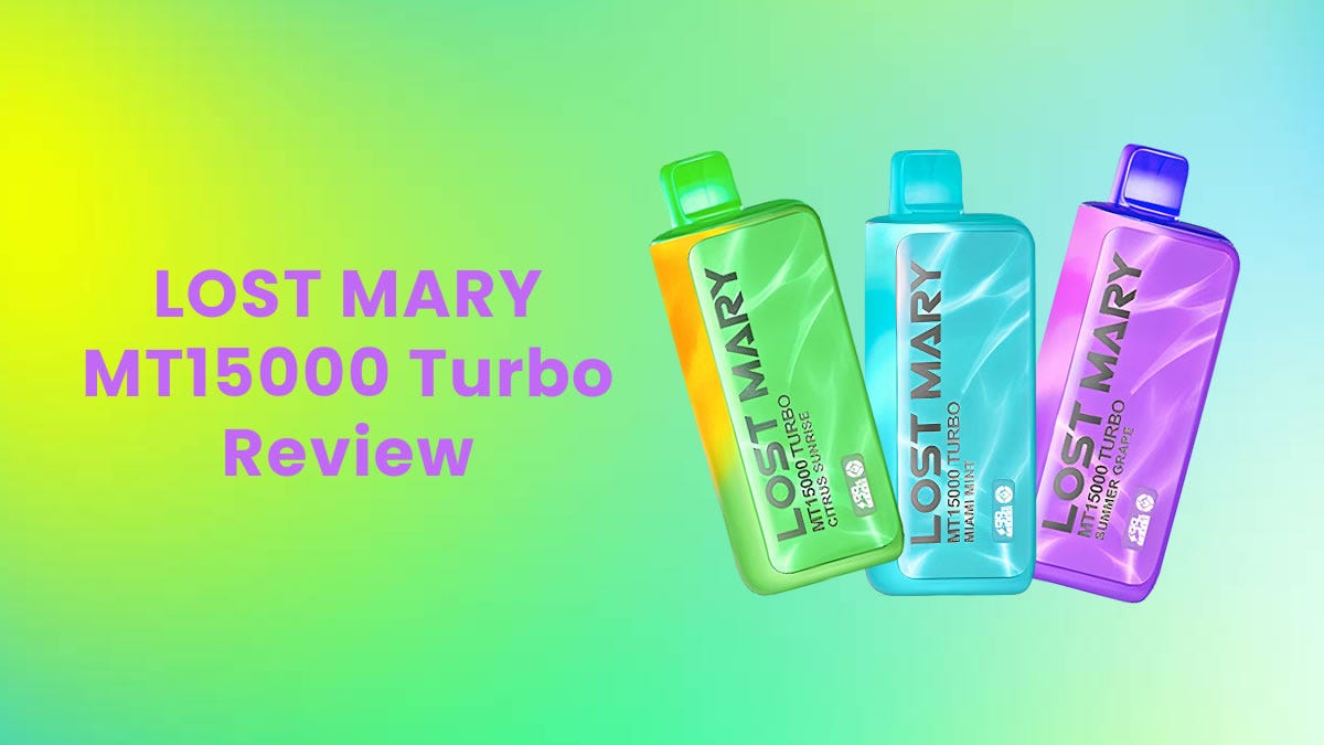 Lost Mary MT15000 Turbo Disposable Vape Review | by Matthew Ma | Medium